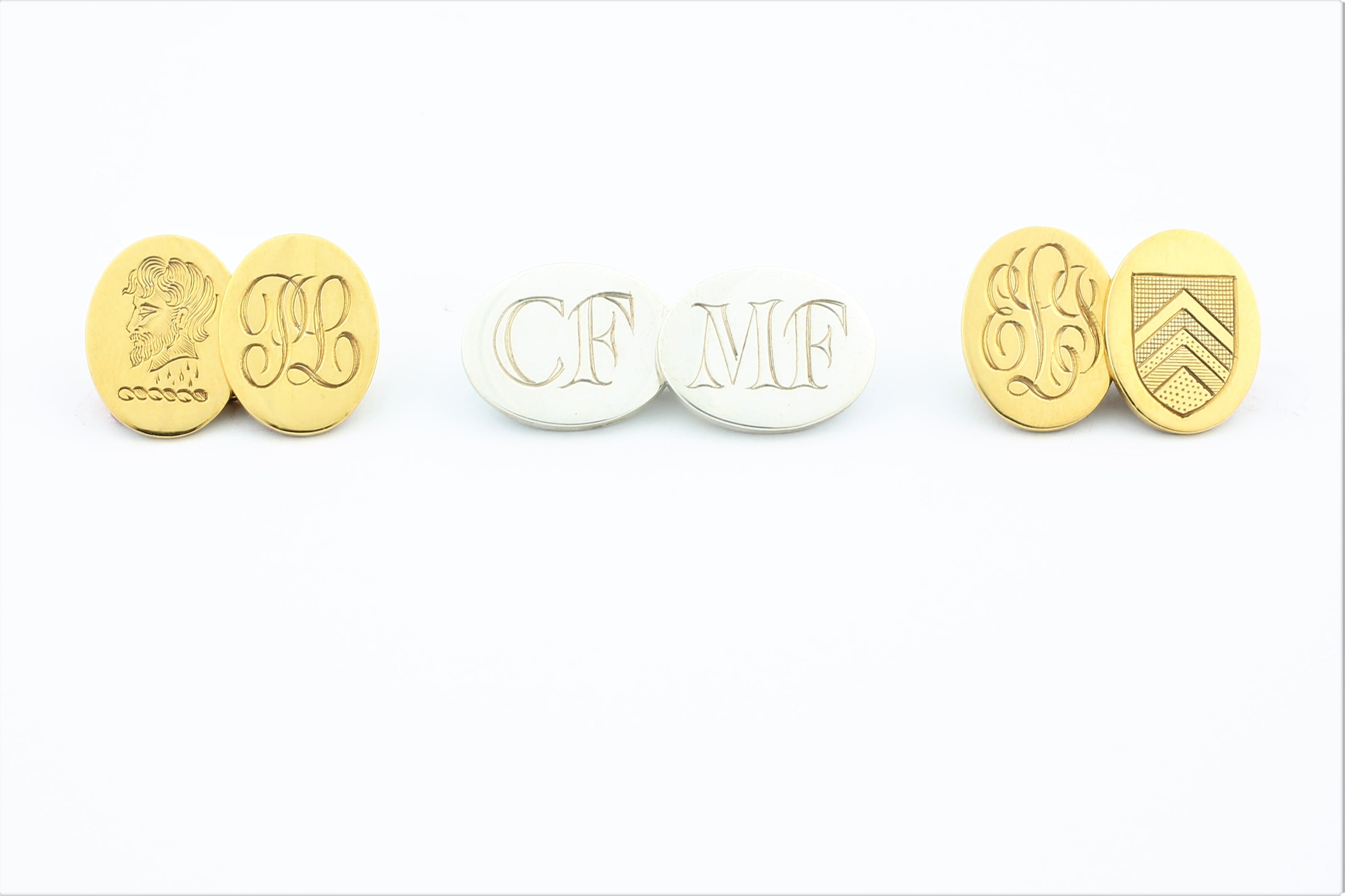 Bespoke Cufflinks | Custom Made Engraved Designer Cufflinks – Longmire